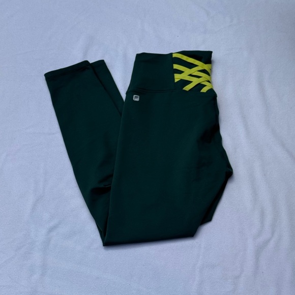 Fabletics | Pants & Jumpsuits | Fabletics Green Caprileggings | Poshmark